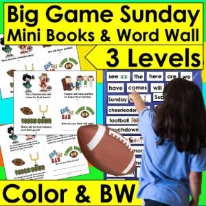 Football FREEBIE & 6 Interactive Football Learning Activities | The ...